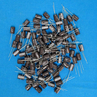 {25 pcs} 1uf 450V SE45DMIRDDKT9 Radial Lead Electrolytic Capacitor 105º ...