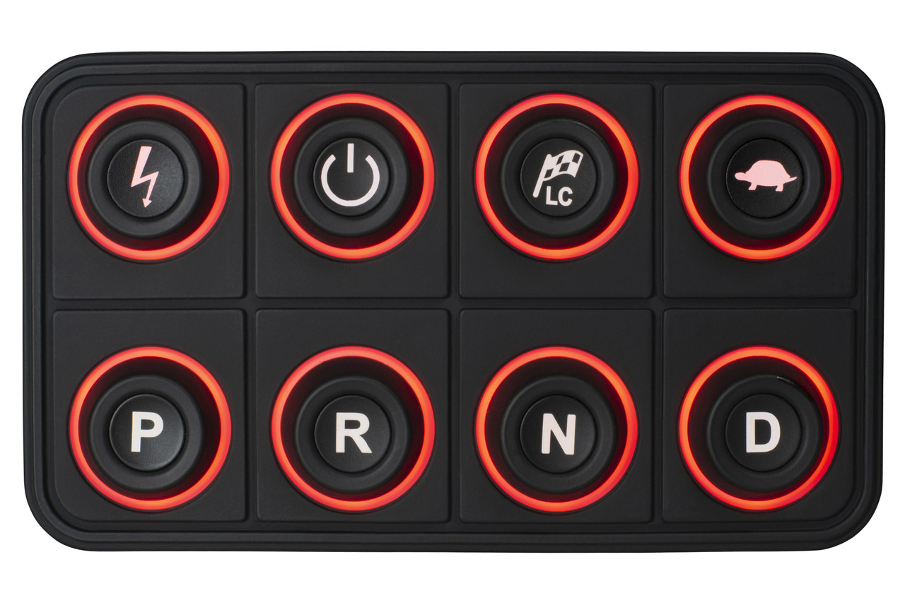 30-8400 - AEM Eight Button Keypad - CAN Based, programmable ...