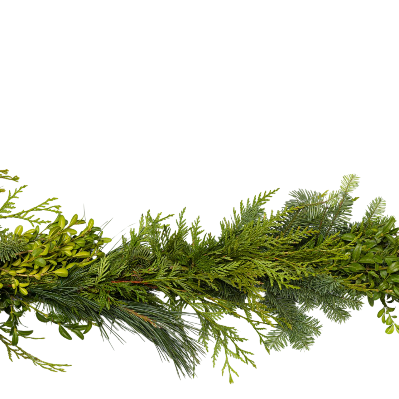 Fresh 25' Premium Winter Mix Garland – Phoenix AZ