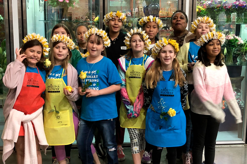 Empowering Junior Girl Scouts with Flower Badge Workshop - Arizona ...