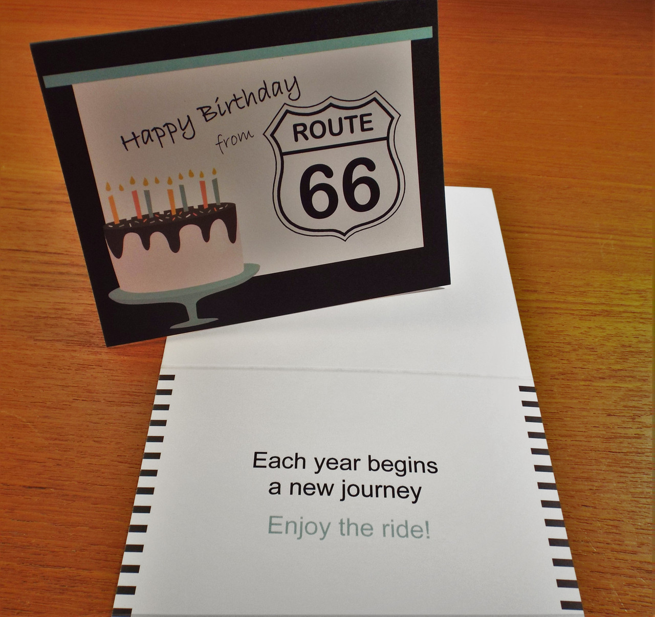 Happy Birthday from Route 66 Card - The Original Route 66 Gift Shop