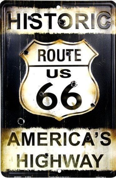 Historic 66 Bullet Sign - The Original Route 66 Gift Shop