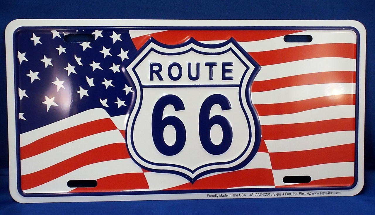 Route 66 USA License Plate - The Original Route 66 Gift Shop