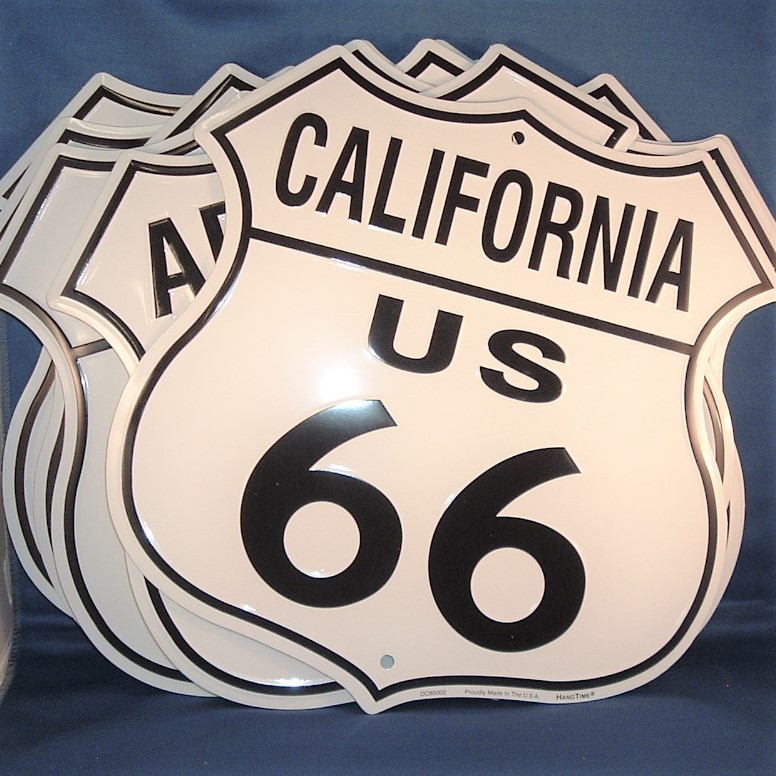 8 State Route 66 Shield Set - Route 66 Gift Shop