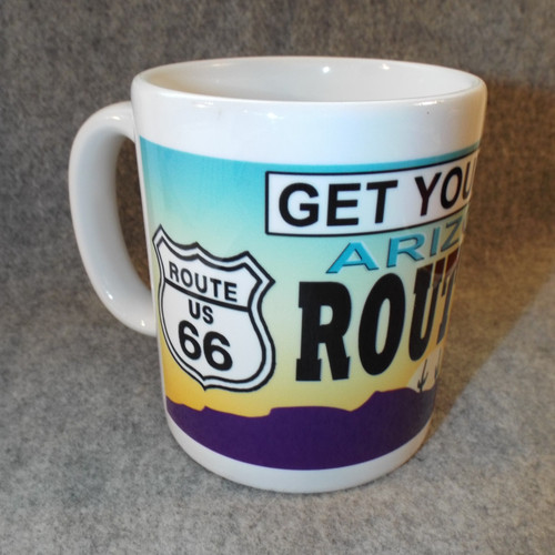 Route 66 AZ License Plate Mug - The Original Route 66 Gift Shop