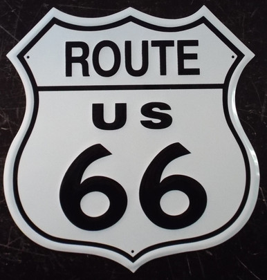 Metal Route 66 Shield - The Original Route 66 Gift Shop