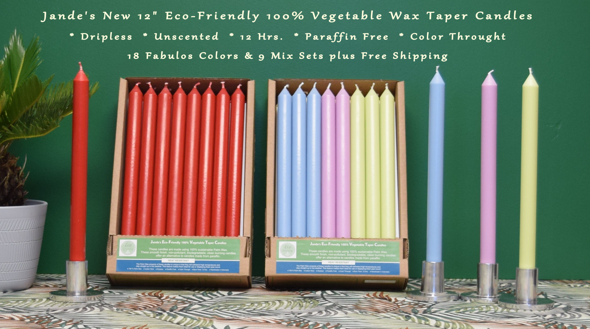 Jande Direct: your online Taper & Pillar Candles Store