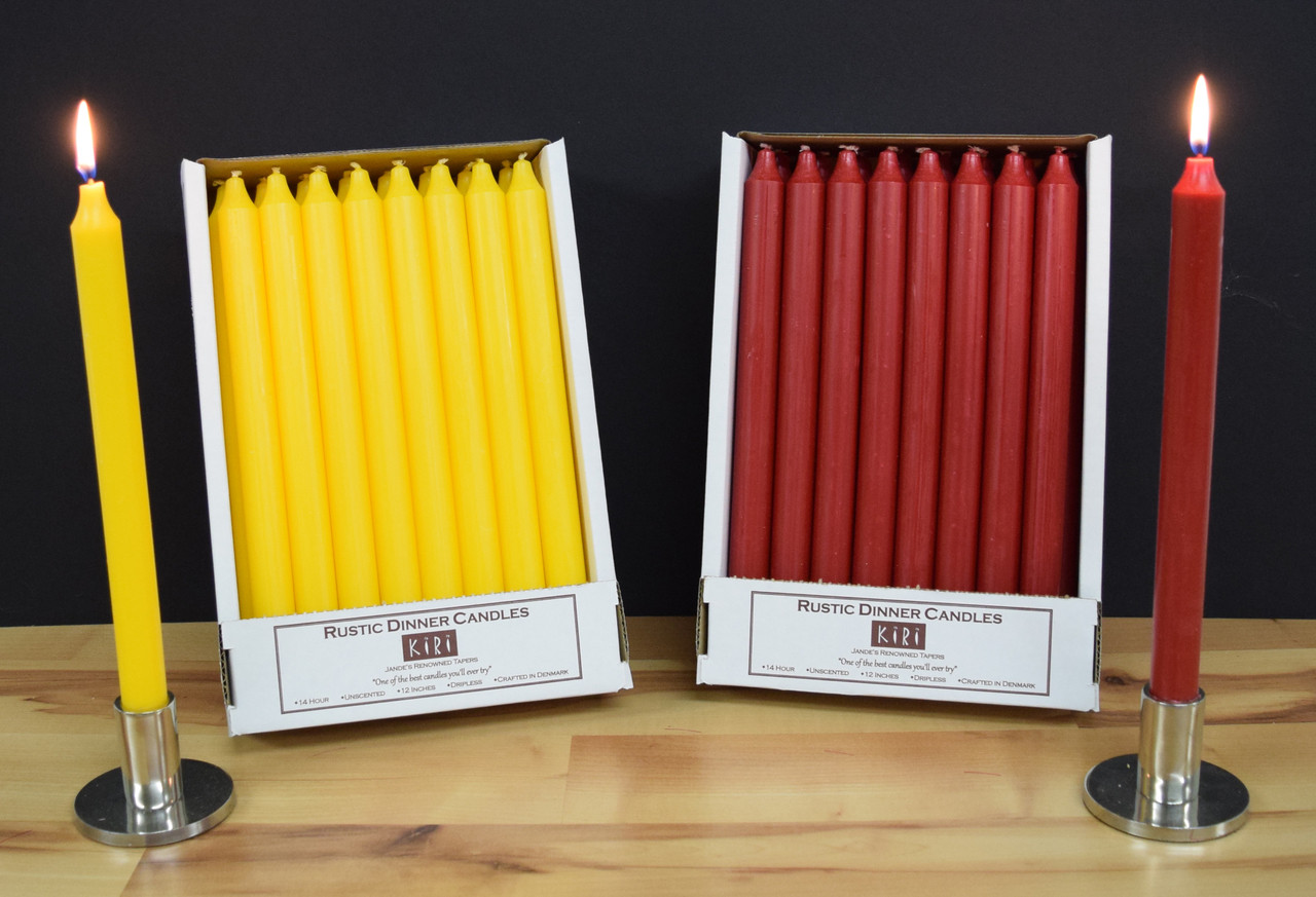 6-pack Dripless Kiri Tapers - Jande Candles
