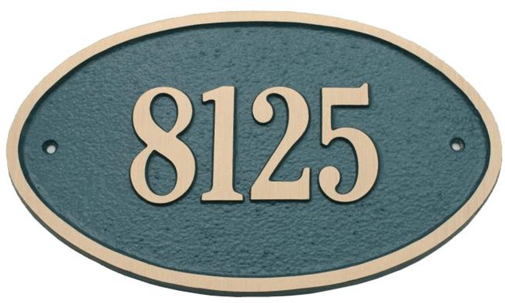 Brass House Number Plaque Solid Brass Address Signs