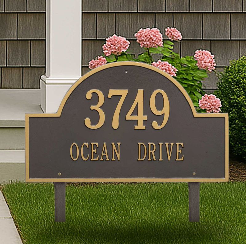 Large Personalized Address Plaques and House Number Signs