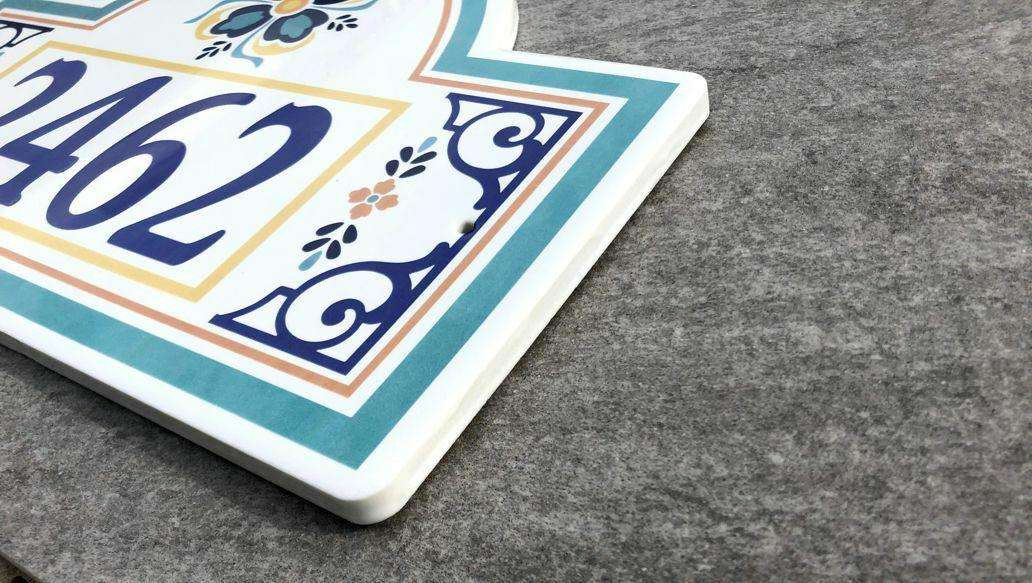 Barcelona Spanish Style House Plaques - House Number Signs