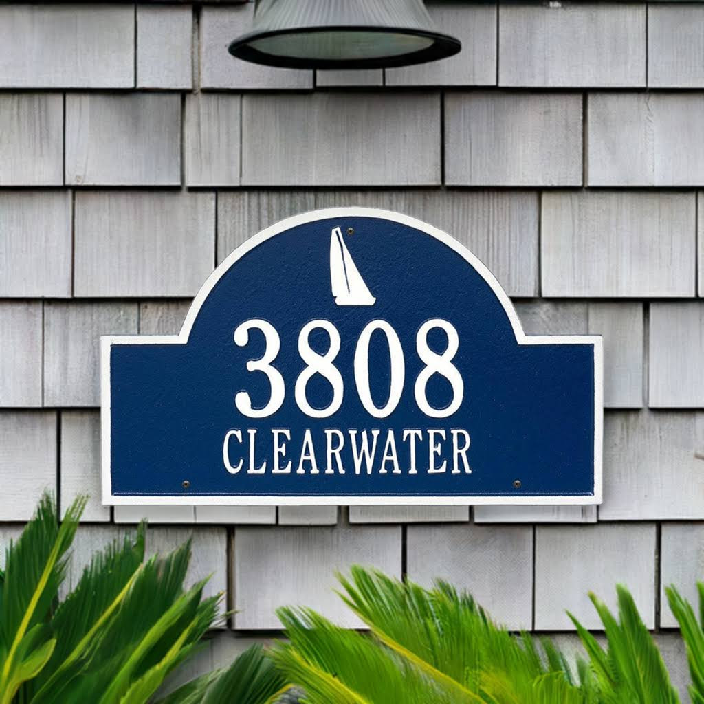 Large Personalized Address Plaques and House Number Signs