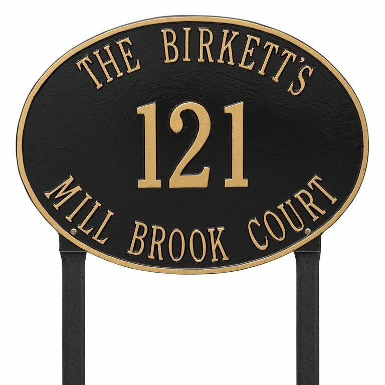 Address House Plaques- Large Home Address Signs