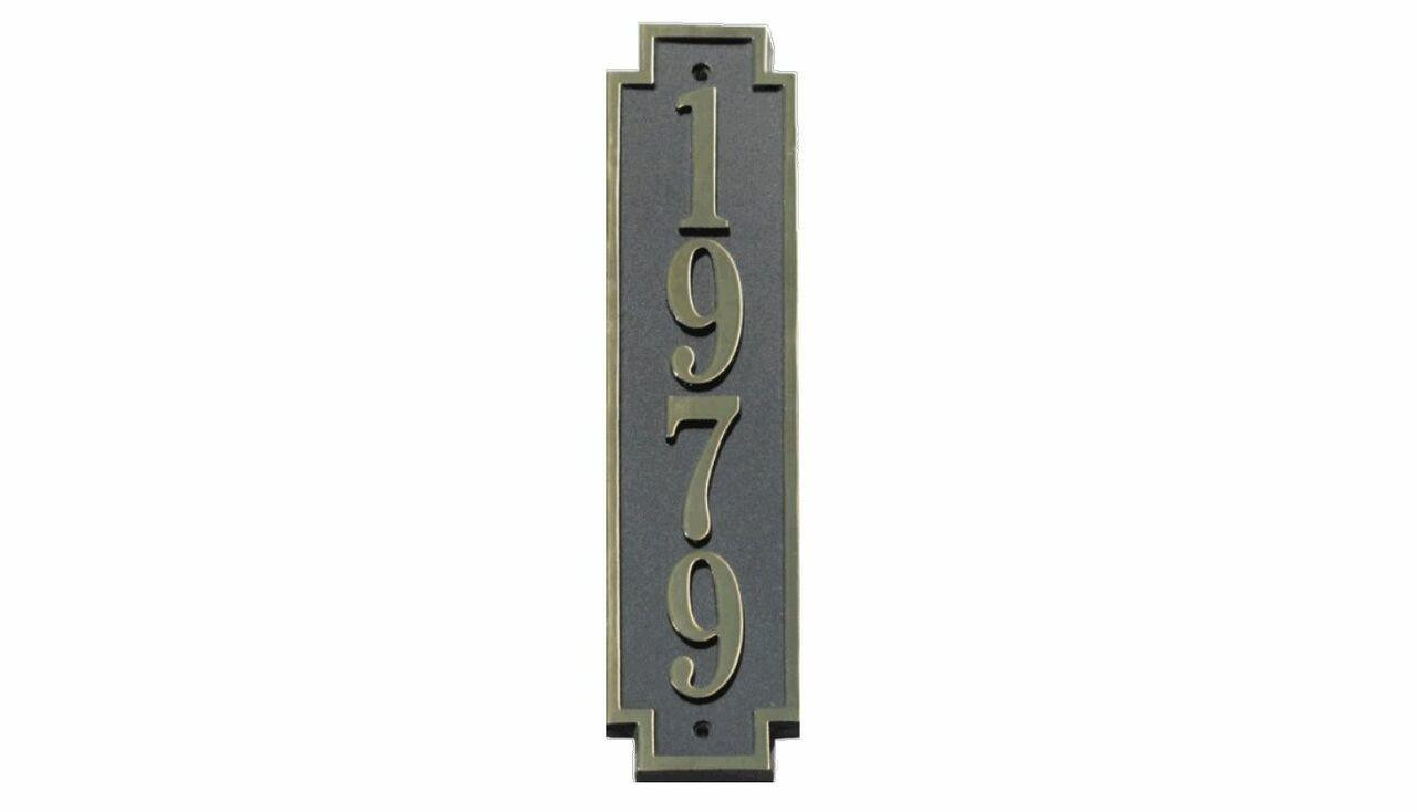 Vertical House Numbers – Address Plaques – Metal