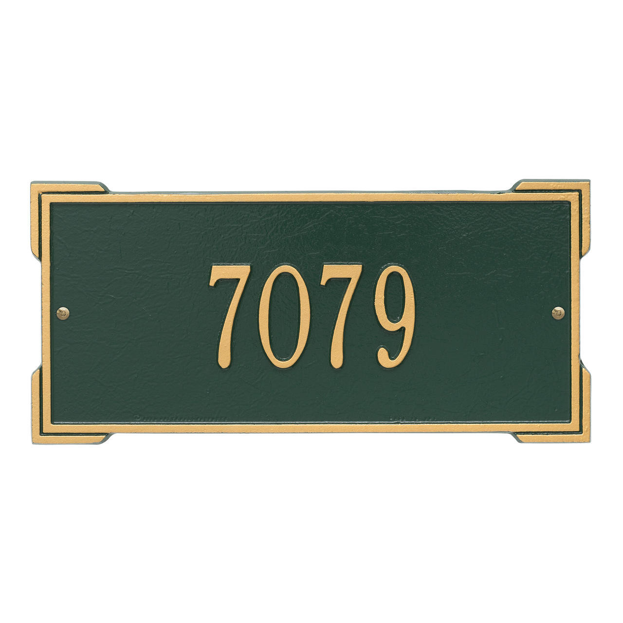 Modern House Number Sign - Metal - Superior Series