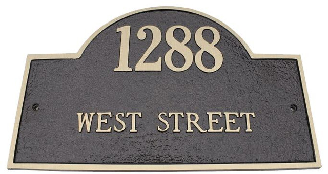 Brass Address Plaques Brass House Number Signs