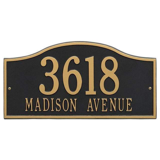 Large Address Plaques - House Number Signs - Classy Plaques