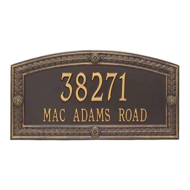 Villa Address House Plaque | Estate Size Address Plaques
