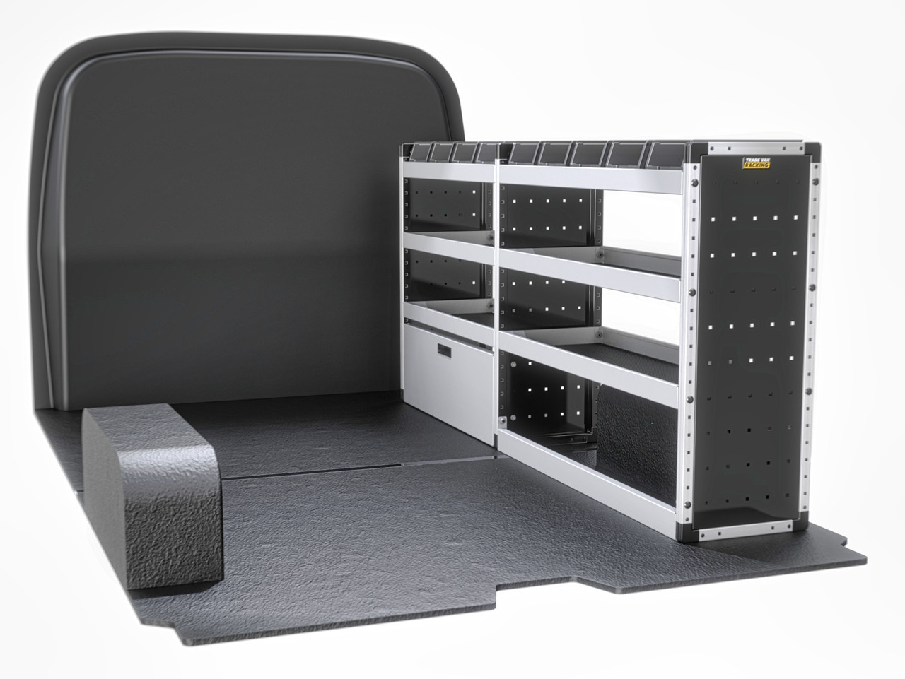 Ford Transit Custom 2013-2023 L2 H1 Van Racking - Silver Package - Offside