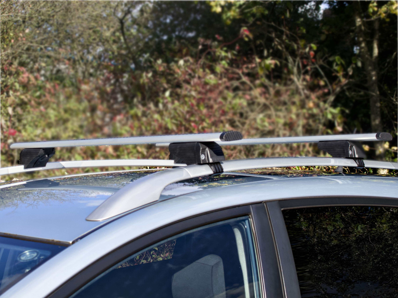Aero Design open rail cross bars V1 | Peugeot Rifter Skyport Roof Rail ...