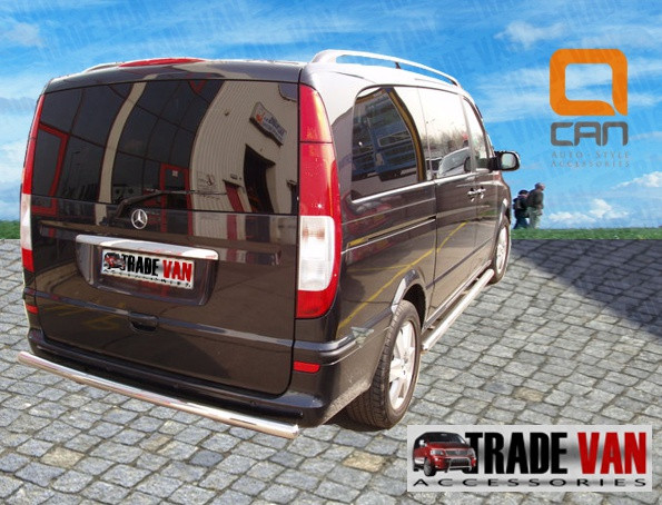 70mm Chunky Rear Bar Straight - Mercedes Vito Van Viano 2004-14 - Trade ...