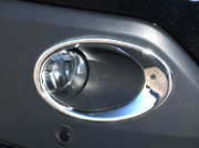 Ford Transit Custom Fog Lamp Surrounds Covers | Chrome Fog Light Cover