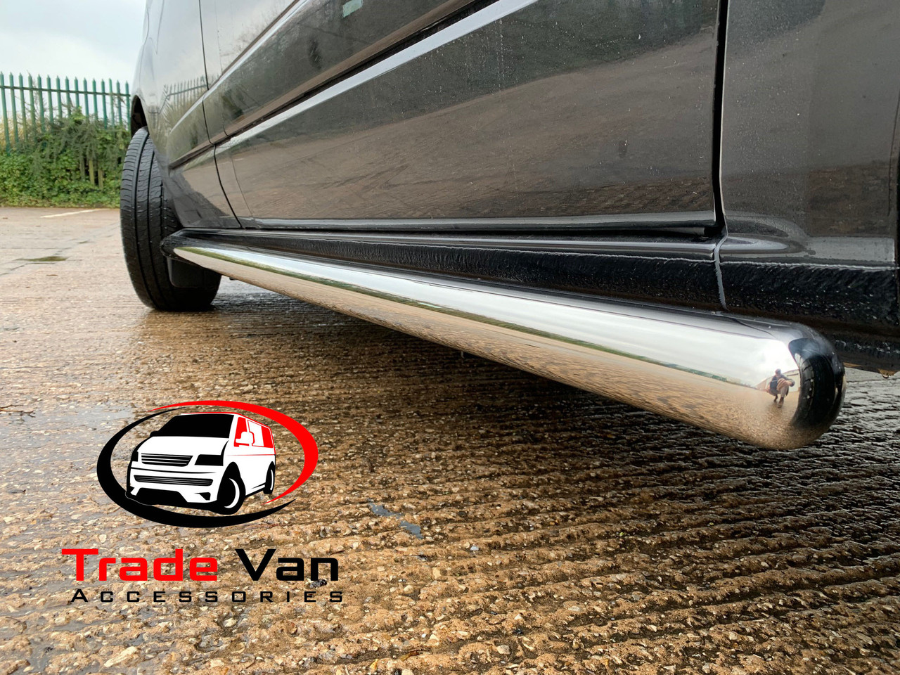 Ford Transit Custom 2012-23 LWB Premium Stainless Steel Side Bars ...