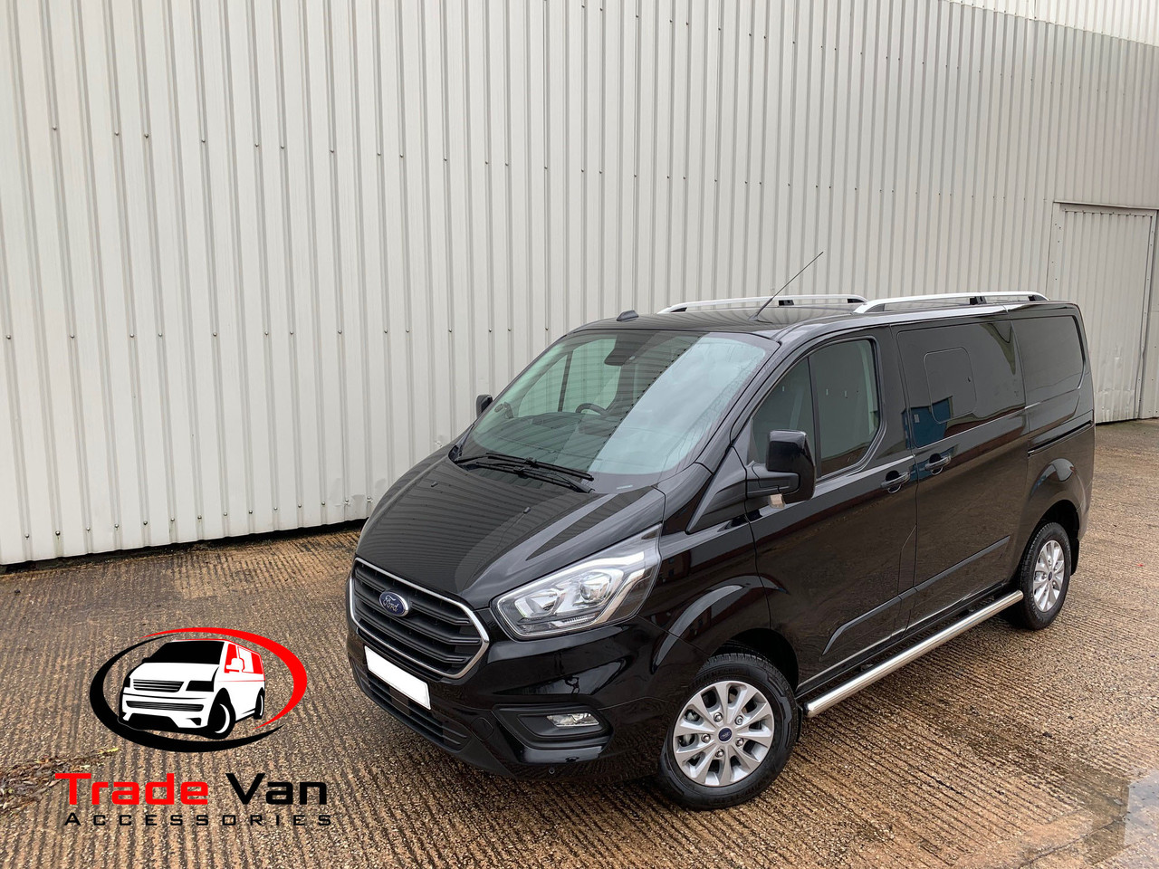 Ford Transit Custom 2012-23 LWB Premium Stainless Steel Side Bars ...