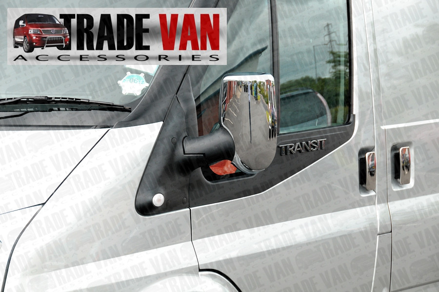 Transit chrome mirror covers stainless steel chrome mirror cover set