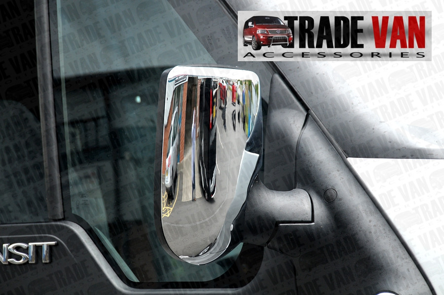 Transit chrome mirror covers stainless steel chrome mirror cover set