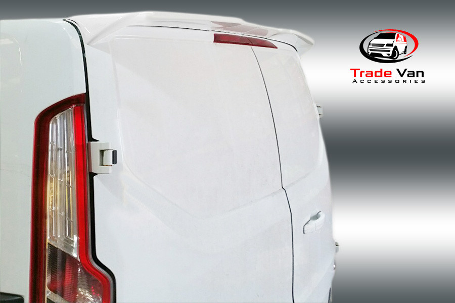 Ford Transit Custom Tailgate Spoiler | Rear Spoiler PANTHER BLACK ...