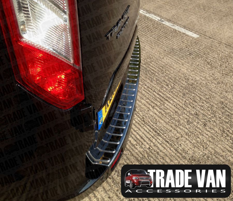 Ford Transit Custom Rear Bumper Protector Stainless Steel | Custom Rear ...