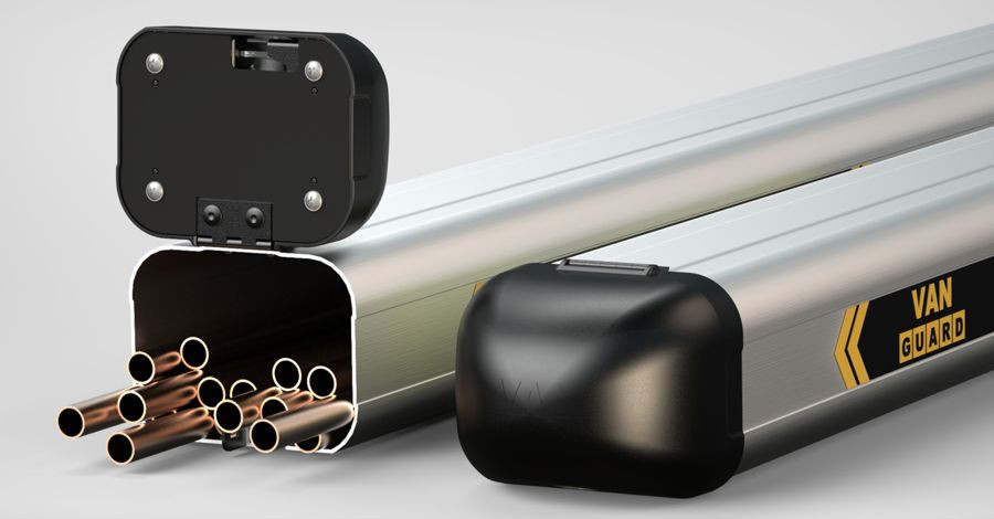 Van Guard 3M Pipe Carrier | Van Pipe Tube Carrier for Roof Bars|