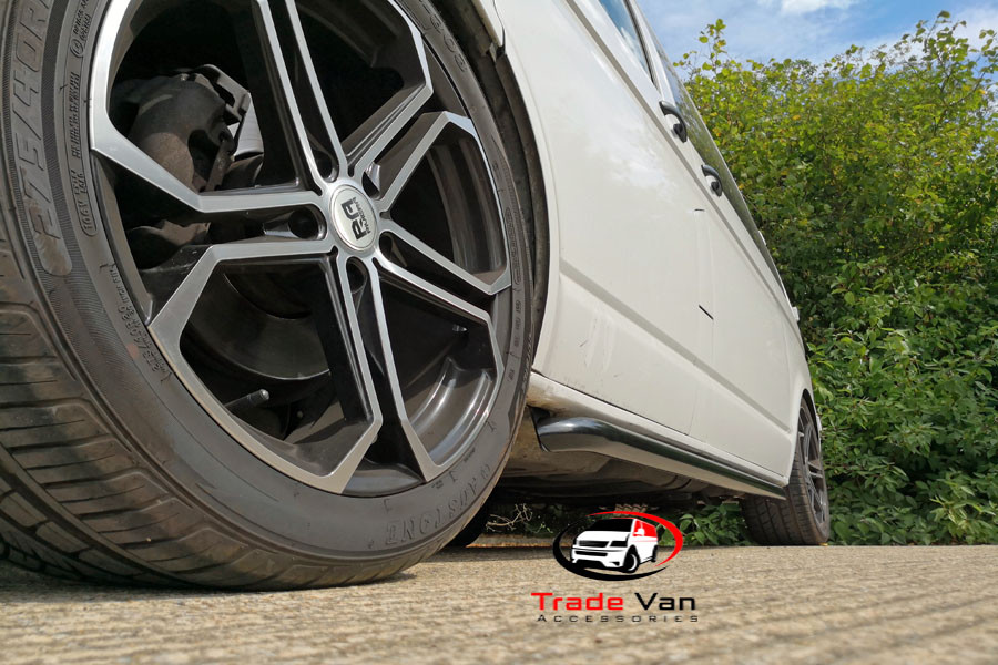 Ford Custom Side Protection Bars ARP Sportline LWB BLACK | Ford Custom ...