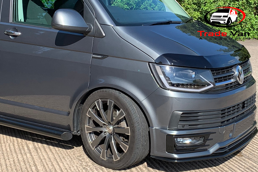 VW T6 LED Side Indicators Black | T6 Side Repeaters Black