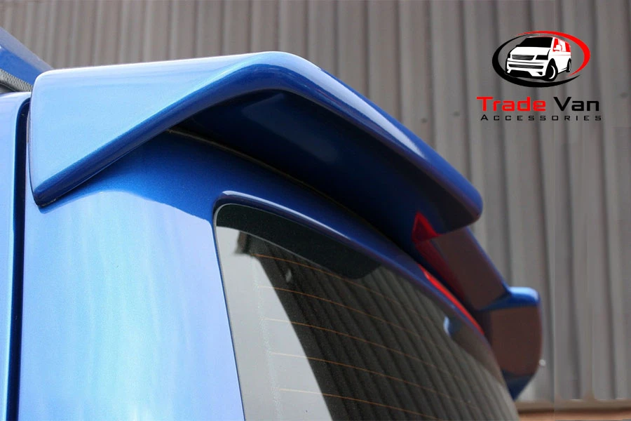 Volkswagen T5 Rear Sportline spoiler for Tailgate in Reflex silver