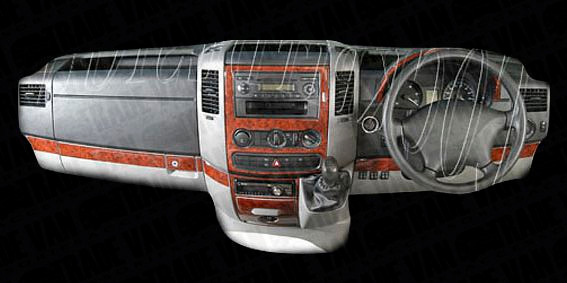 Crafter Dash Kit | VW Crafter Dashboard Accessories | Aluminium Dash ...