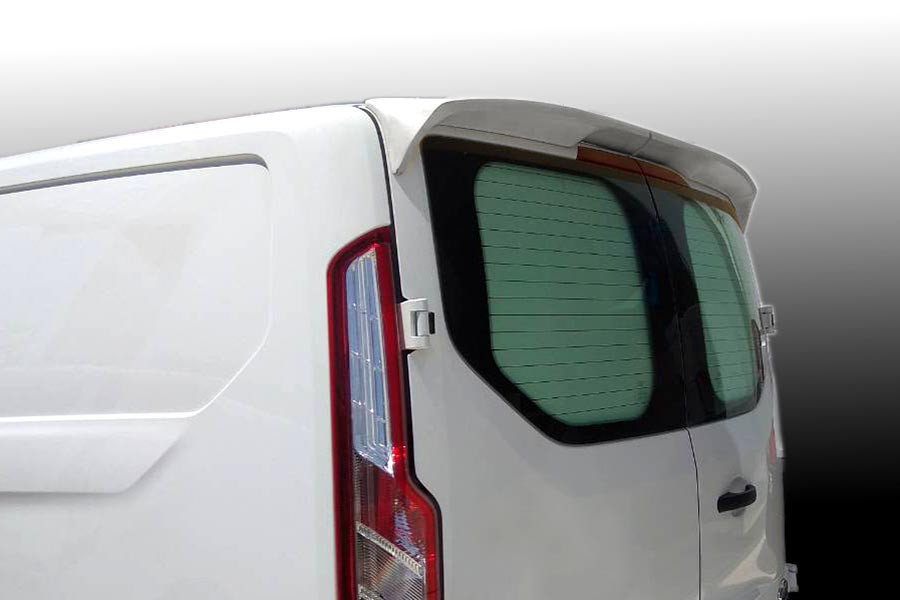 PU Twindoor Rear Spoiler | Ford Transit Custom 2012+ | Gloss Black