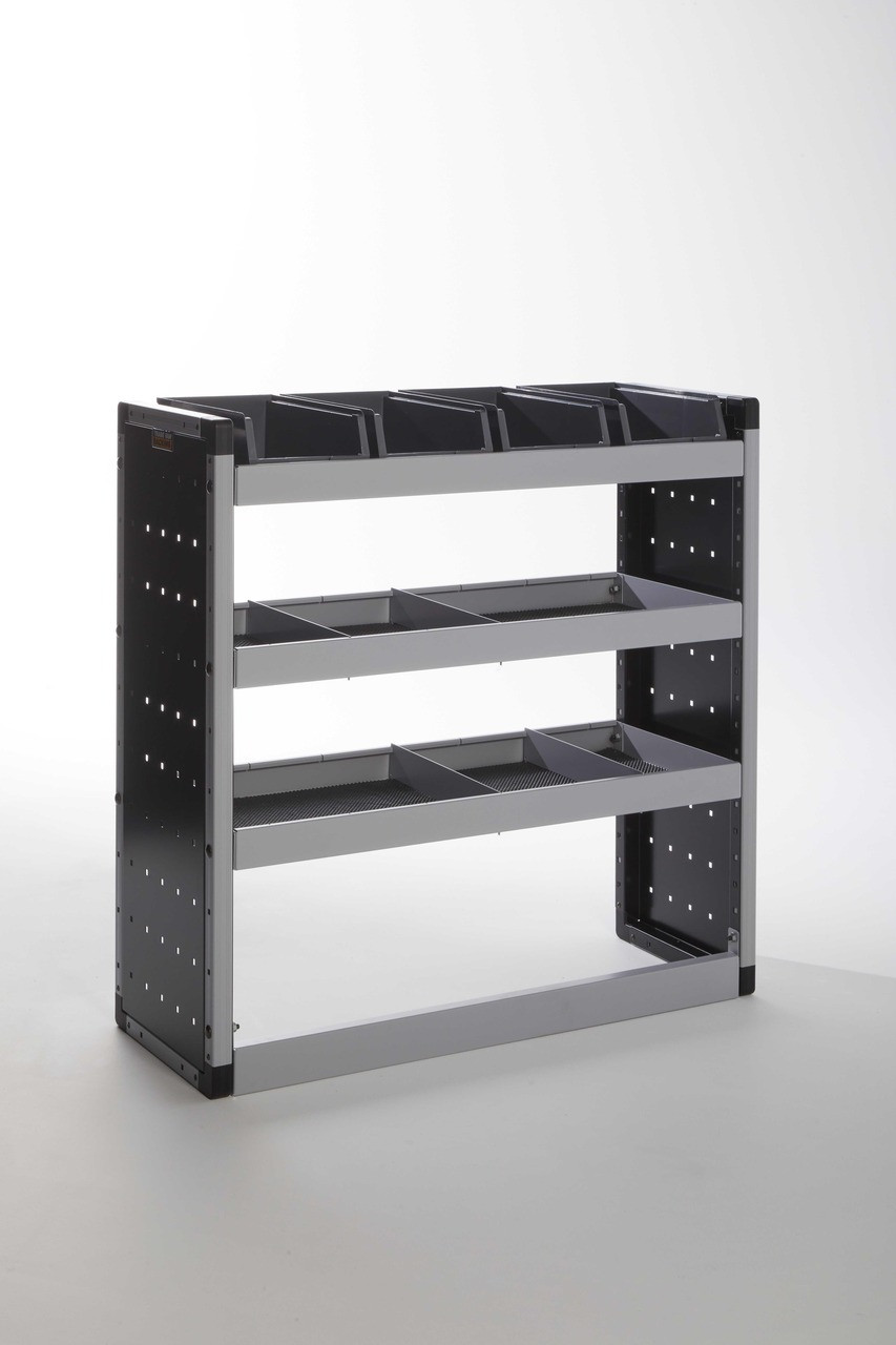 Ford Transit Custom 2013-2023 L2 H2 Van Racking - Silver Package - Nearside