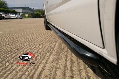 Ford Custom Side Protection Bars ARP Sportline LWB BLACK | Ford Custom ...