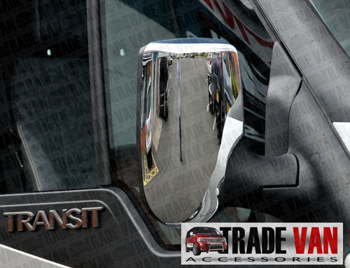 Transit chrome mirror covers stainless steel chrome mirror cover set