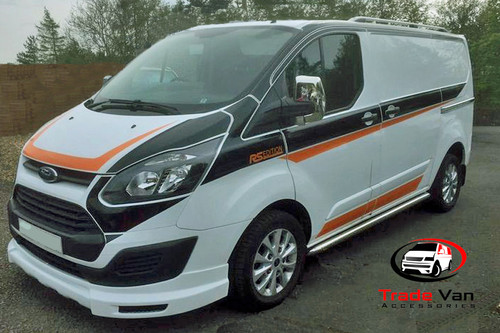 Ford Custom Side Bars Sportline LWB | Ford Custom Van Styling | Side Steps