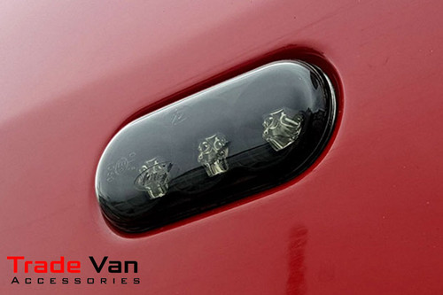 VW T5 LED Side Indicators Black | T5 Side Repeaters Black