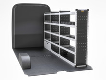 Vauxhall Movano 2022- L3 H2,H3 Van Racking - Silver Package - Offside