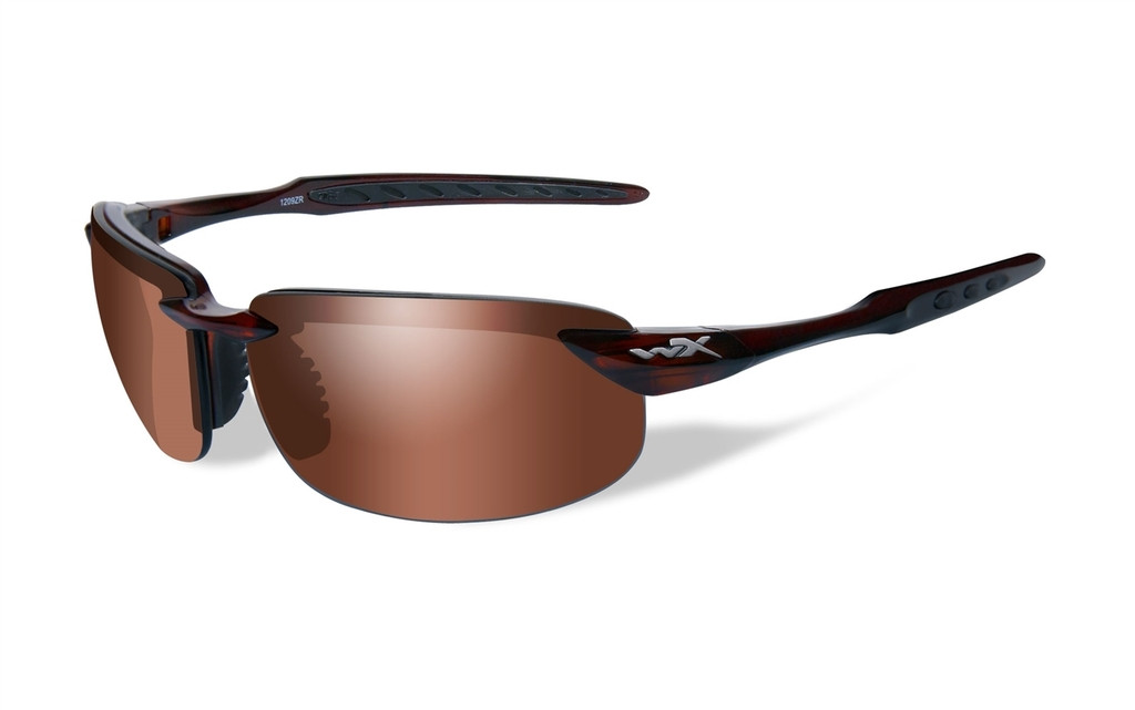 Wiley X Tobi in Brown Crystal & Bronze Lens - Designer Glasses USA