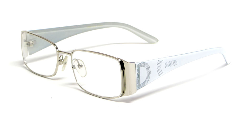 Calabria "Opti Clear" Designer Eyeglasses 3412 in Gold White ...
