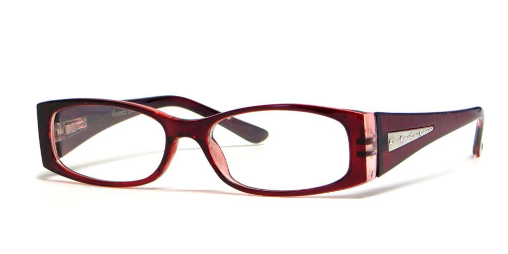 Calabria "Opti Clear" Designer Reading Glasses 3495 in Red - Designer ...
