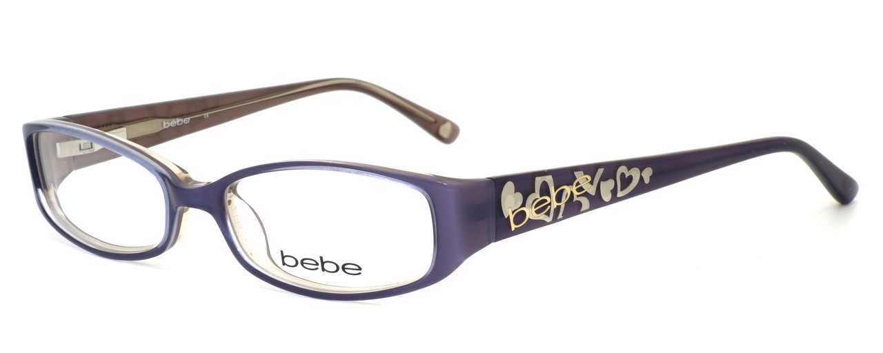 bebe Womens Designer Eyeglasses 5040 in Amethyst :: Progressive ...