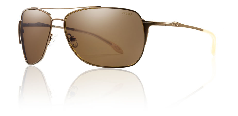 Smith Optics Rosewood Polarized Sunglasses in Matte Desert & Brown Lens ...
