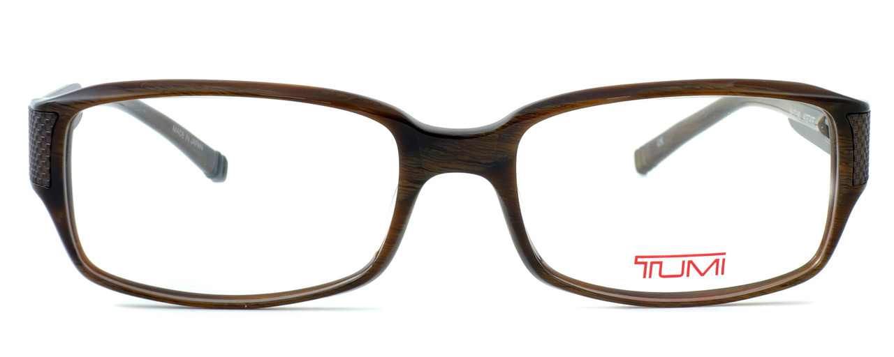 Tumi Designer Eyeglasses Collection T303 in Brown :: Custom Left ...